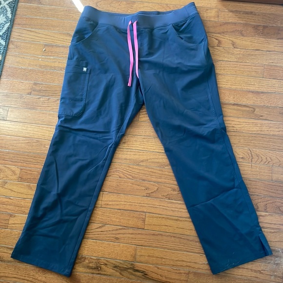 Pants & Jumpsuits | Figs Night Sky Cargo Pants With Pink String | Poshmark